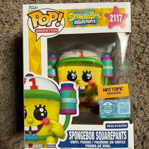 Funko | Toys | Funko Pop Spongebob Squarepants Hot Topic Limited ...